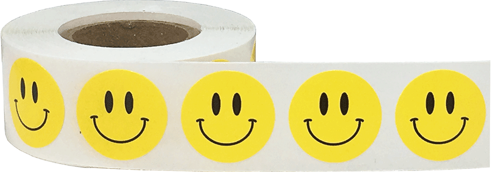 Walmart Smiley Face Stickers