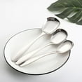 Xubond Stainless Steel Stainless Steel Soup Spoons Table Dinner Rice