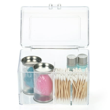 Transparent Cotton Pads Storage Box Makeup Cotton Storing Case Facial ...