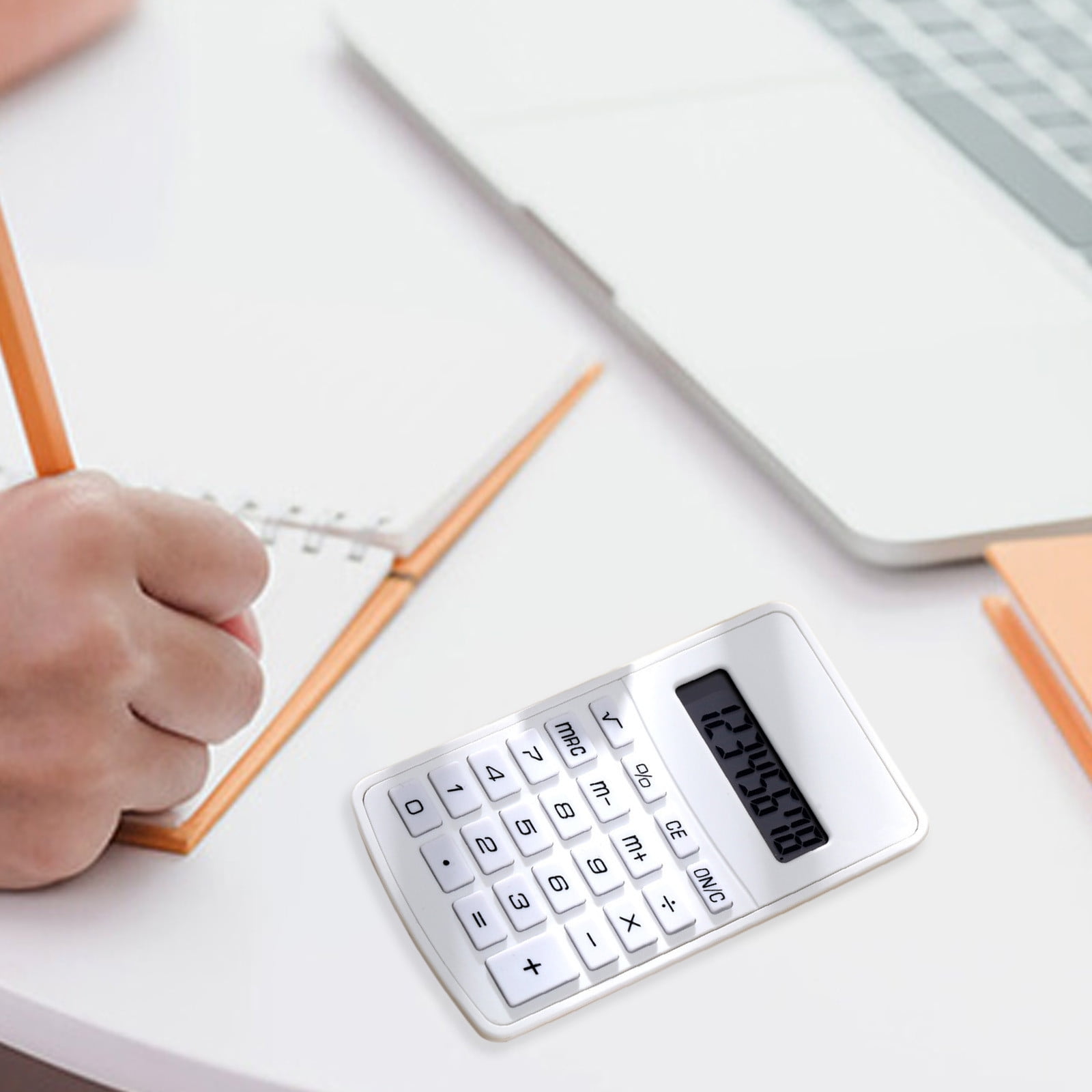 Qiopertar Moins de 5$ Calculatrice standard 8 bits grand écran rond ...