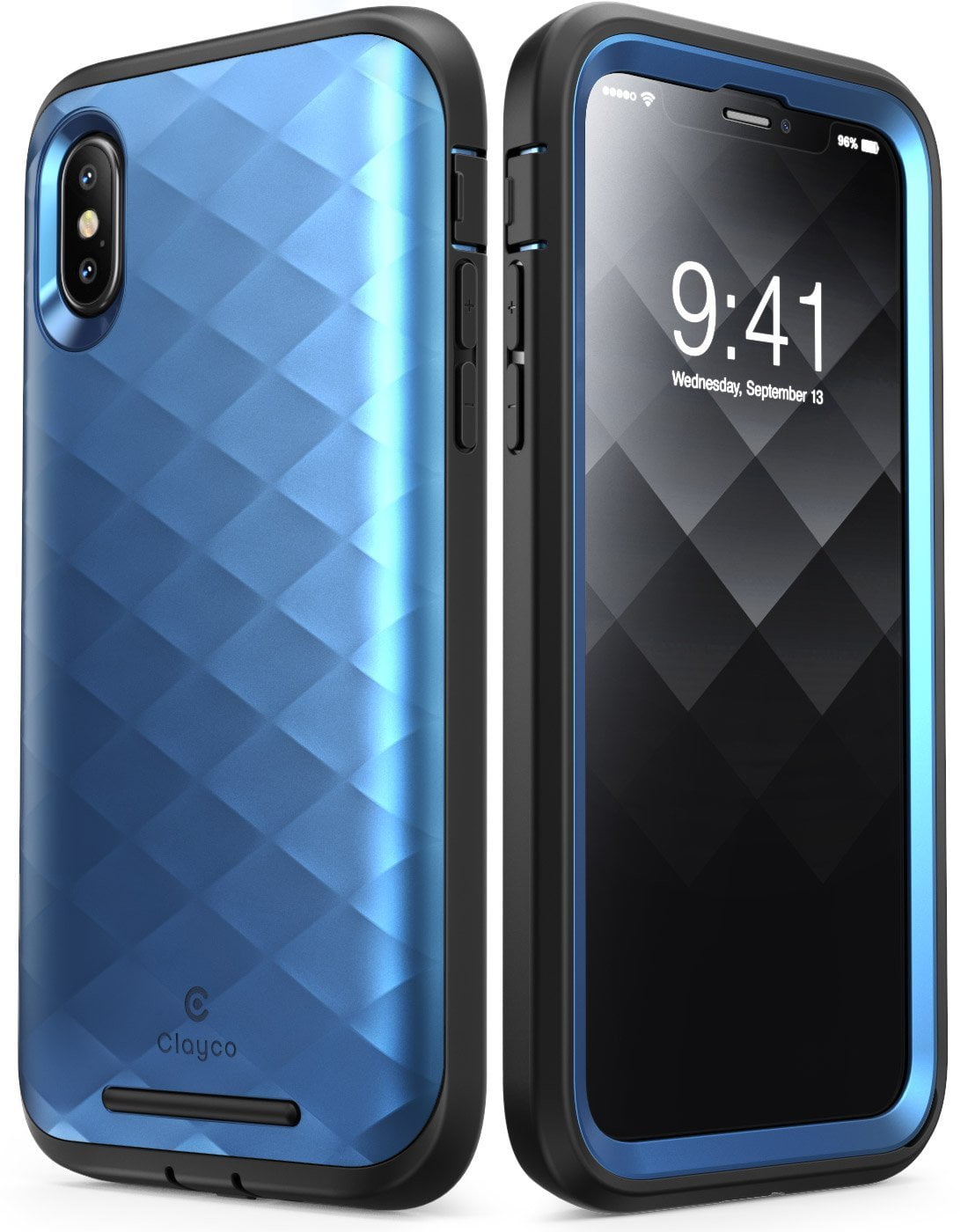 iPhone X Case, Clayco [Hera Series] Full-body Rugged Case with Built-in ...