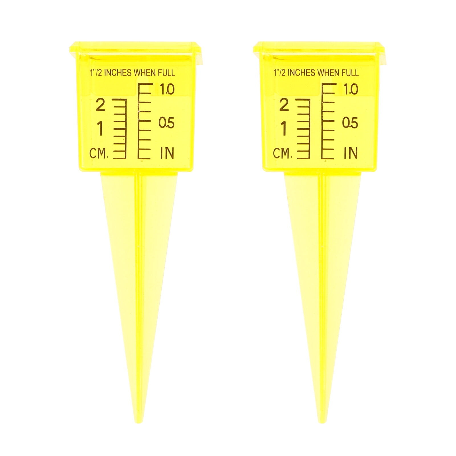 2pcs Sprinkler Gauge Rainfall Measuring Cup Wide Mouth Rain Meter for ...