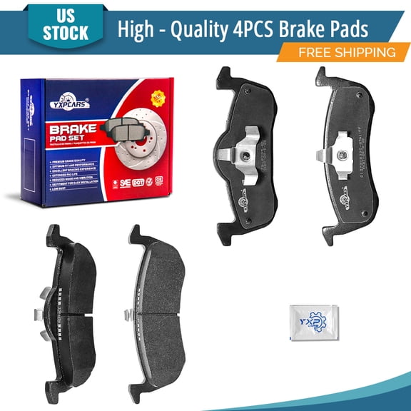 YXPCARS 4PCS Ceramic Brake Pads(Front) for Ford F-150 F-250 Expedition ...