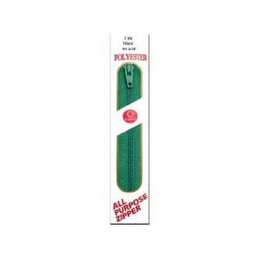 Coats All-Purpose Plastic Zipper 7"-Bright Green - Walmart.com