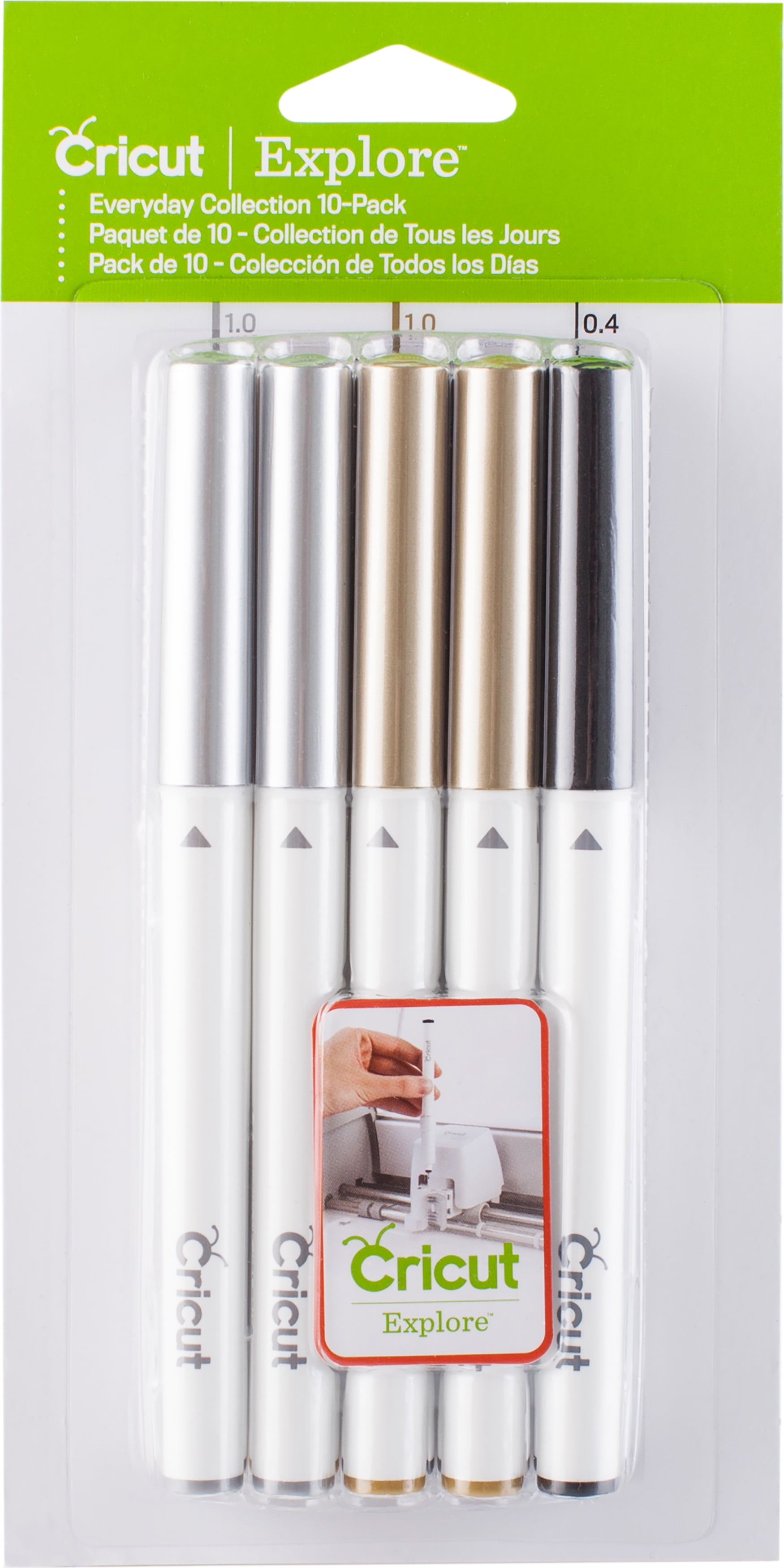 Cricut Everyday Pen Collection 10/Pkg-Assorted - Walmart.com