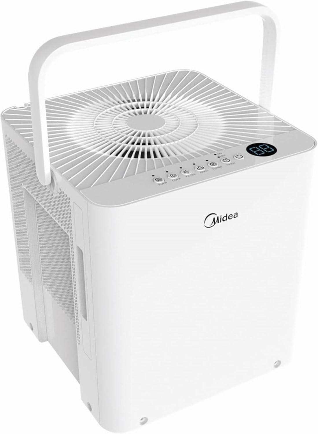 Open Box Midea 50 pt. Cube Dehumidifier with Built-in Pump for spaces ...