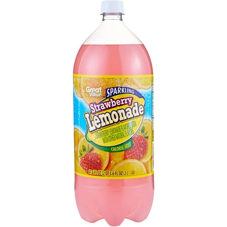 Great Value Sparkling Strawberry Lemonade Soda, 2 l - Walmart.com