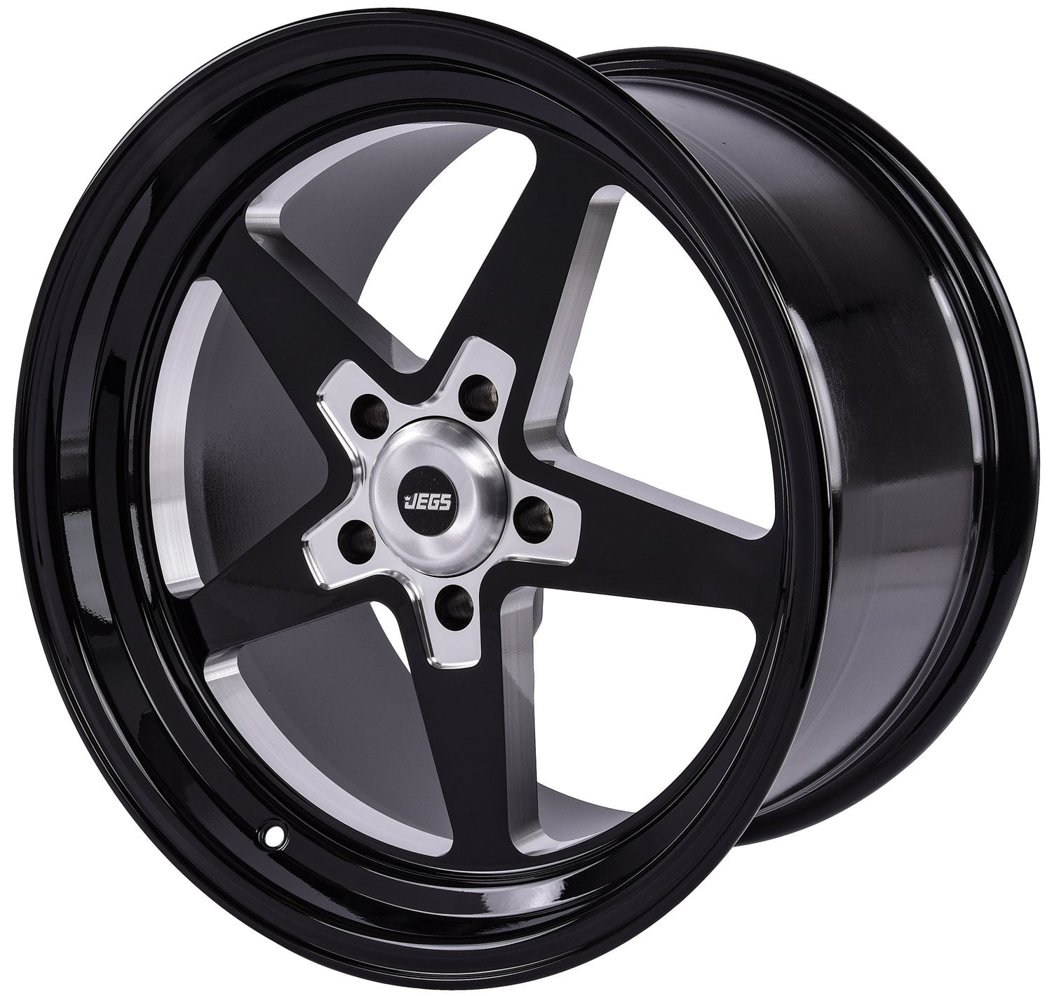 JEGS 681296 SSR Star Wheel Size: 17 x 10 Bolt Pattern: 5 x 4.5 Back ...
