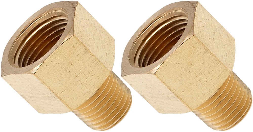 Vixen Horns 1/4" NPT Male to 3/8" NPT Female Brass Thread Expander ...