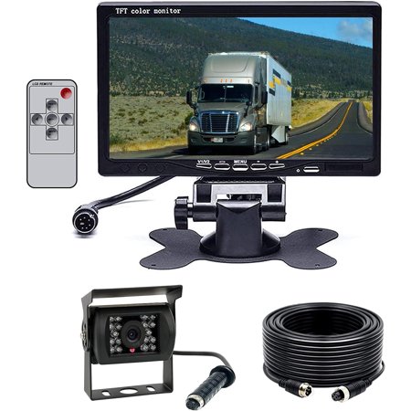 Backup Camera System for Trucks and RVs - 7-Inch Display with IP68 ...