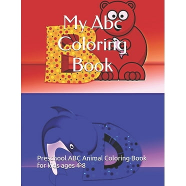 ABC coloring book: Letters and Word Tracing Notebook for Kindergarten ...
