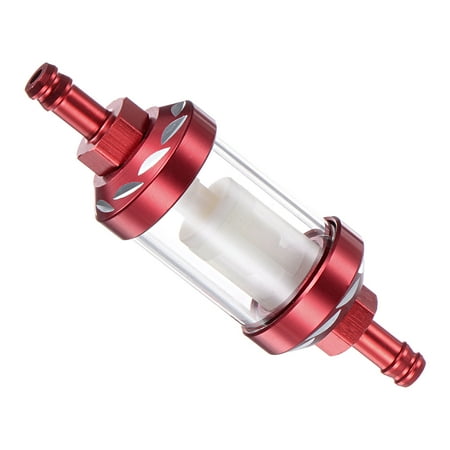 Uxcell Inline Petrol Fuel Gasoline Oil Filter with Brass Filter Element ...