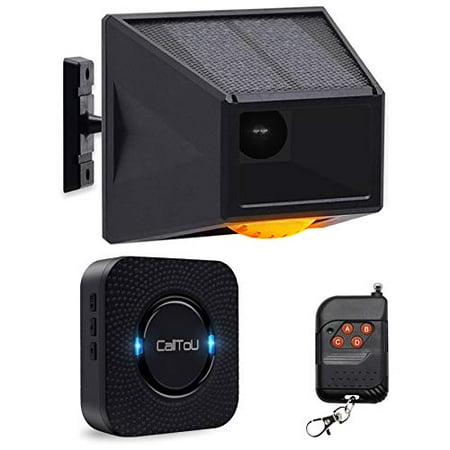 CallToU Solar Driveway Alarms Wireless Outside Weatherproof,Long Range ...