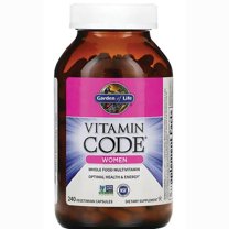 Garden of Life Vitamin Code Women's RAW Multi, 120 Capsules - Walmart.com