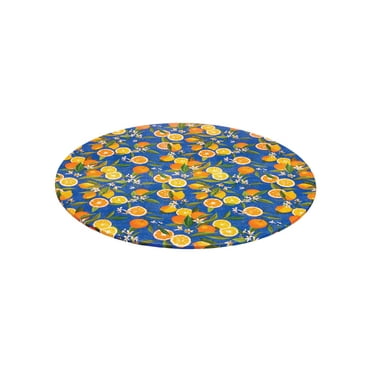 Carnation Home Fashions Sage 48 Inch Round Fitted Vinyl Tablecloth ...