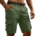 Cargo Shorts for Men Summer Cotton Stretch Casual Shorts with Multi ...