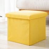 TERGAYEE Storage Ottoman Cube,Footstool with Storage Change Shoes Stool ...
