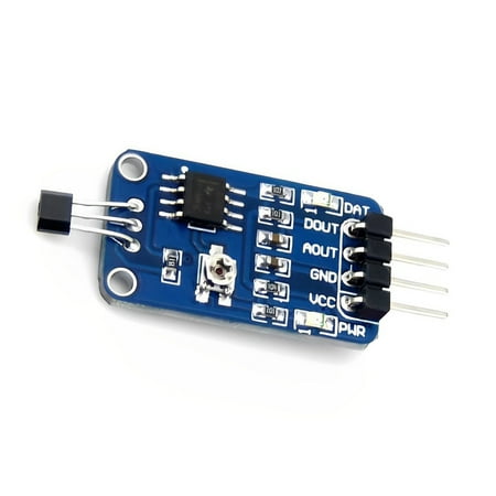 Youkk 49E Hall Sensor LM393 Linear Hall Effect Sensitivity Detection Module Motor Board ...