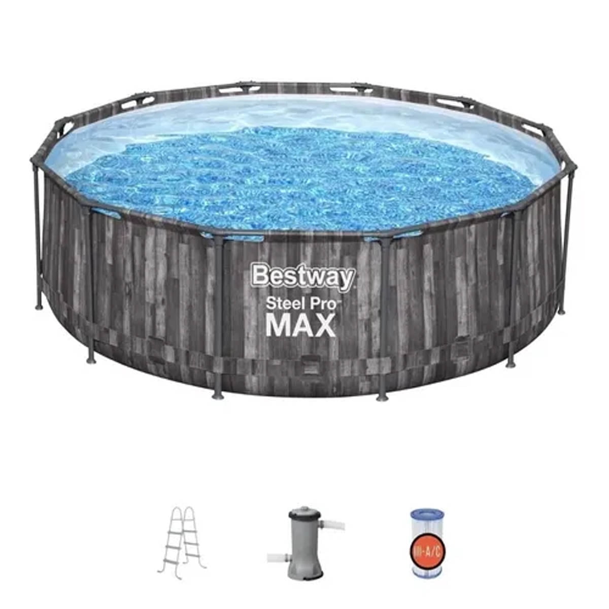 Alberca Estructural Bestway 366x100 Gris | Bodega Aurrera en línea