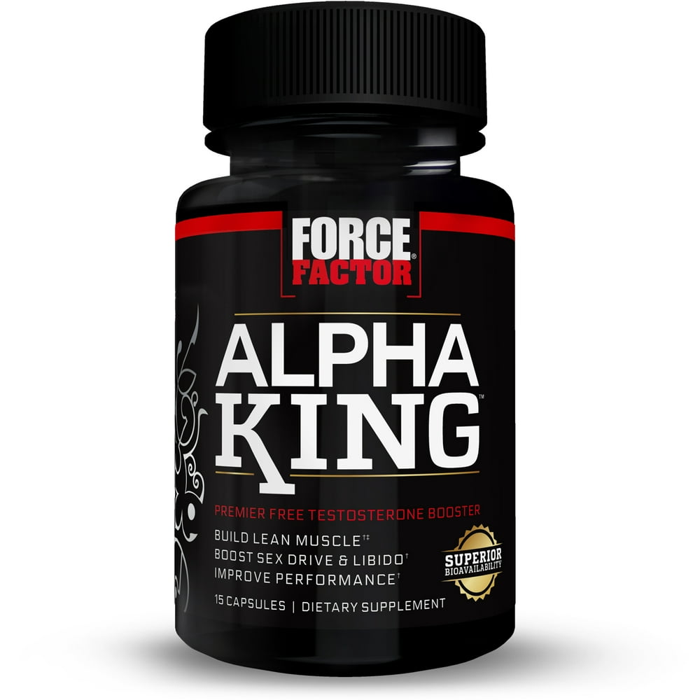 Alpha King Total Testosterone Booster Supplement for Men with Fenugreek ...