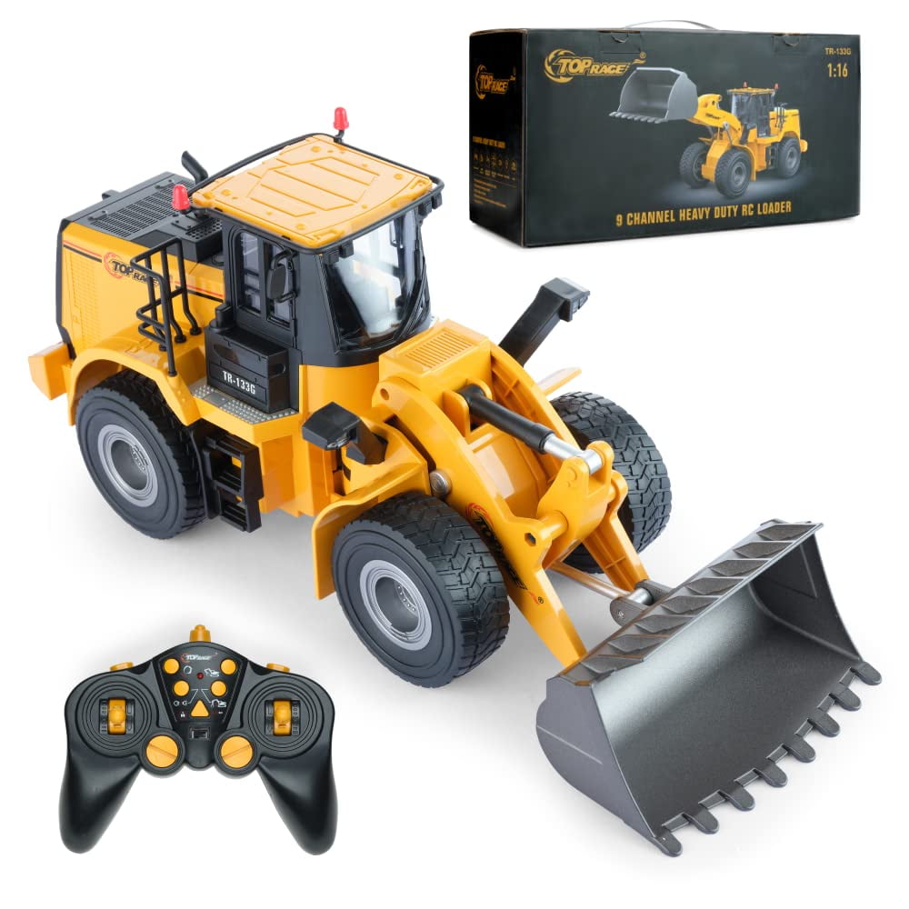 Dollar Deal | Top Race 9 Channel Bulldozer Toy Truck | Ubuy Nepal
