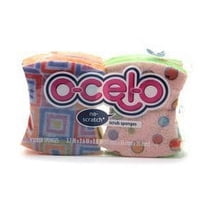 Scotch-Brite ocelo Multi-Purpose Handy Sponge, 100% Plant-Based Fibers ...