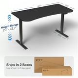 VIVO Electric Adjustable Height Office Sit Stand Up Desk, 63” x 32” 3 ...