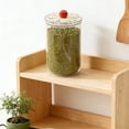 Bwiyojiz Organizers and Storage, Household Circular Transparent Sealed ...