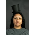Nicky Bigs Novelties Adult Black Mini Top Hat Headband 5