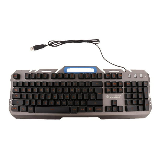 Xuanheng LED Backlight Wired Multimedia PC Gaming Keyboard Orange Light ...