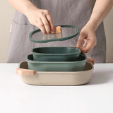 FIKA Objet Comfort 7-Piece Kitchen Nonstick Healthy Cooking Cookware ...