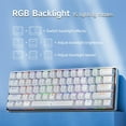 K61SE Gaming Mechanical Keyboard, 60 Percent Wired Backlit N-Key ...