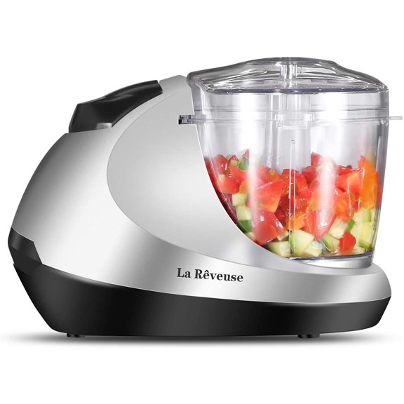 Electric Food Chopper with 2 Bowls (8 Cup+8 Cup), 2 Sets Blades, Food ...