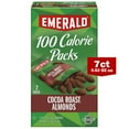Emerald Nuts Cocoa Roast Almonds, 100 Calorie Packs, 7 Count, 4.34 oz ...
