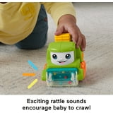Fisher-Price Rollin’ Tractor Push-Along Toy for Infants with Rattle ...