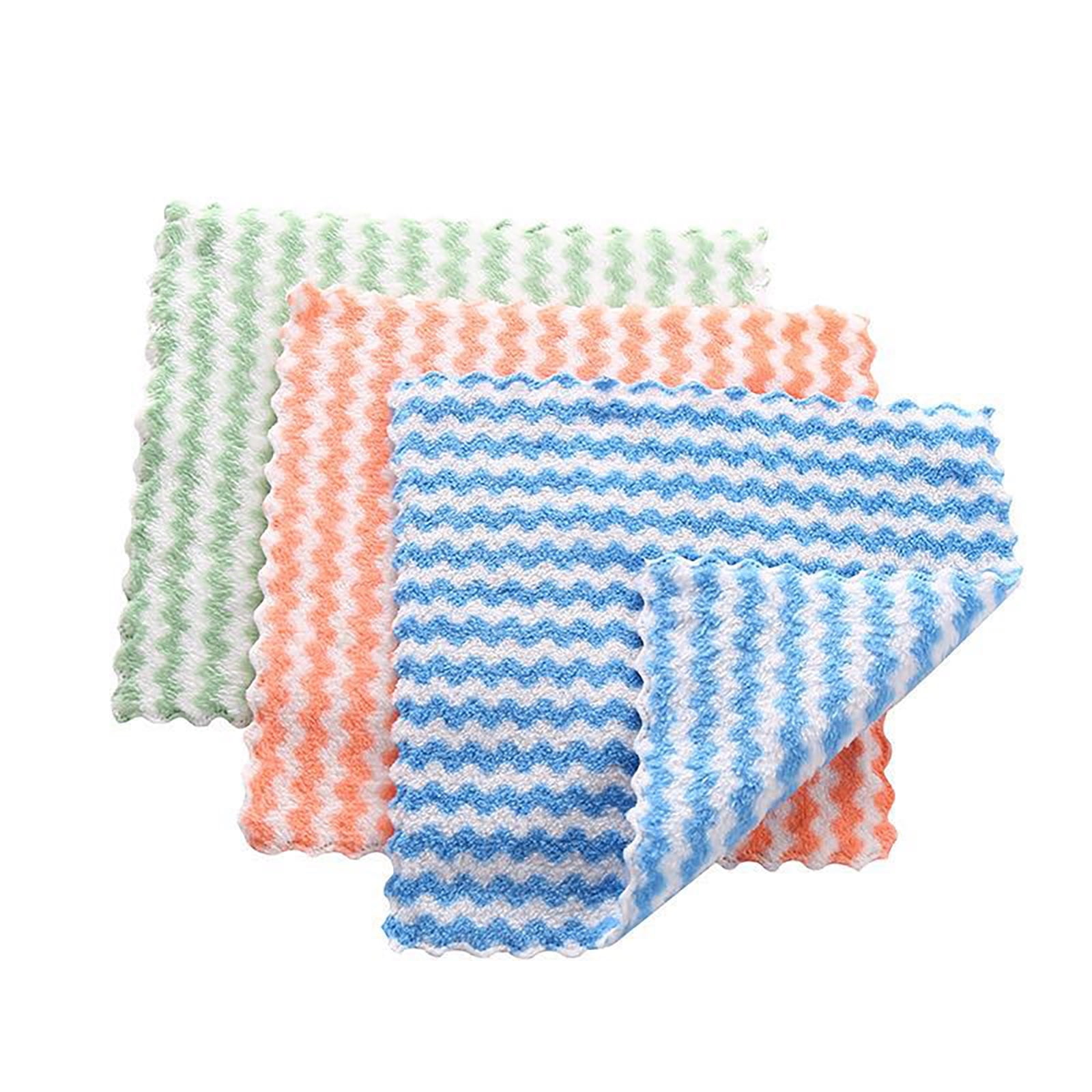 Microfiber Cleaning Cloth Lint Free Cleaning Rags, Fast Drying Dish ...