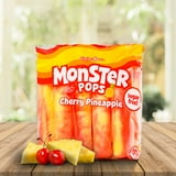 Budget Saver Sugar Free Cherry Pineapple Monster Pops, 3 fl oz, 10 ...