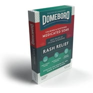 Domeboro Medicated Soak for Rash Relief, Poison Ivy Treatment, 12 Count ...