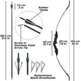 SHARROW Archery Set, Takedown Recurve Bow & Arrow Kit, 30lb 40lb ...