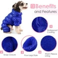 DOVACKA Dog Coat, Warm Dog Jacket, Fullbody Winter Coat Snowsuit for ...