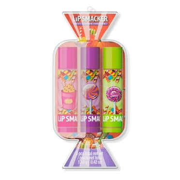 Lip Smacker Tropical Fever Lip Balm Party Pack with 8 Flavors for Long ...
