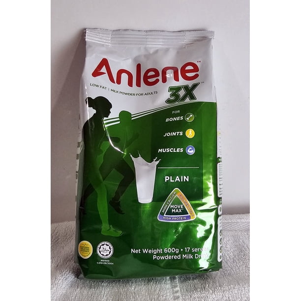 Anlene Low Fat Milk Powder for Adults 600 grams x 1 - Walmart.com