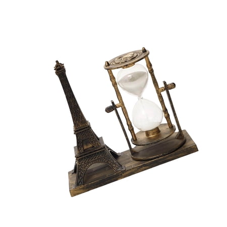 Iron Tower Hourglass Sand Timer Table Centerpiece for Desktop Kitchen ...