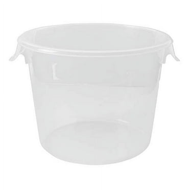 Rubbermaid 8qt Plastic Round Food Storage Container with Lid ...