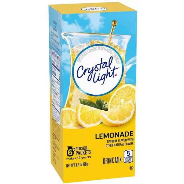 Crystal Light Drink Mix, Lemonade (Pack of 10) - Walmart.com