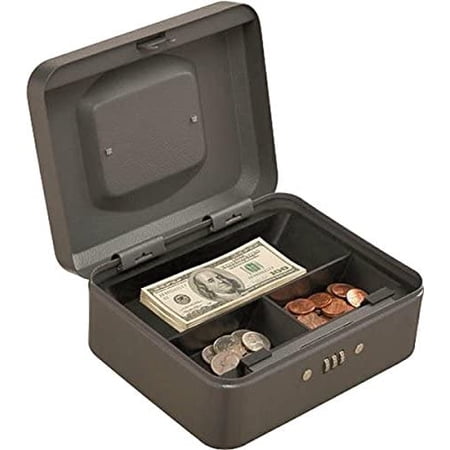 Rocky Mountain Goods Cash Box with Combination Lock and Money Tray ...
