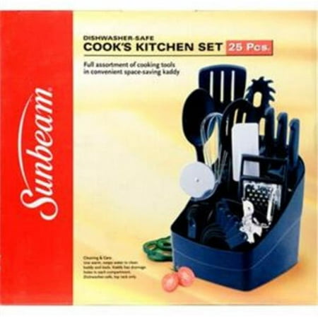 Sunbeam 63015 25 pc Cooks Kitchen Set Black | Walmart Canada