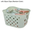 30Pcs Windproof Clothes Laundry Clothespin Drying Clips with Storage ...