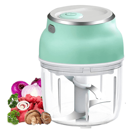 Qianli 230ml Electric Garlic Press, Mini Electric Chopper, USB Charging ...