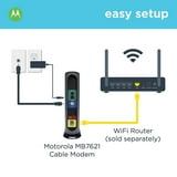 Motorola 24x8 Cable Modem, Model MB7621, DOCSIS 3.0. Approved by ...